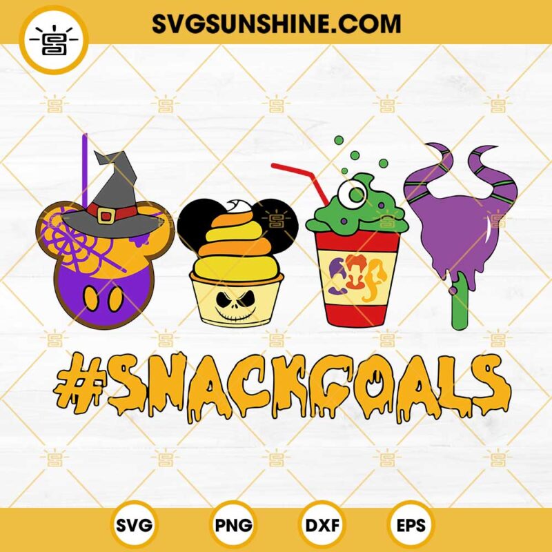 Just Here For The Snacks SVG, Disney Drink And Food Halloween SVG ...