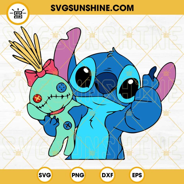 Stitch SVG PNG DXF EPS, Scrump Lilo And Stitch SVG Cricut Silhouette