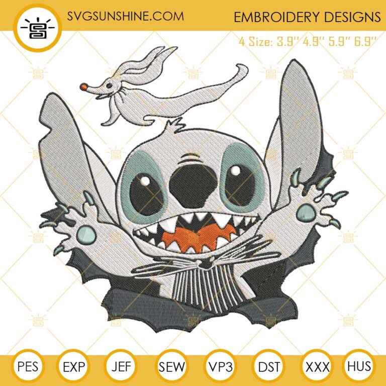 Stitch And Angel Embroidery Designs, Stitch Love Embroidery Design File