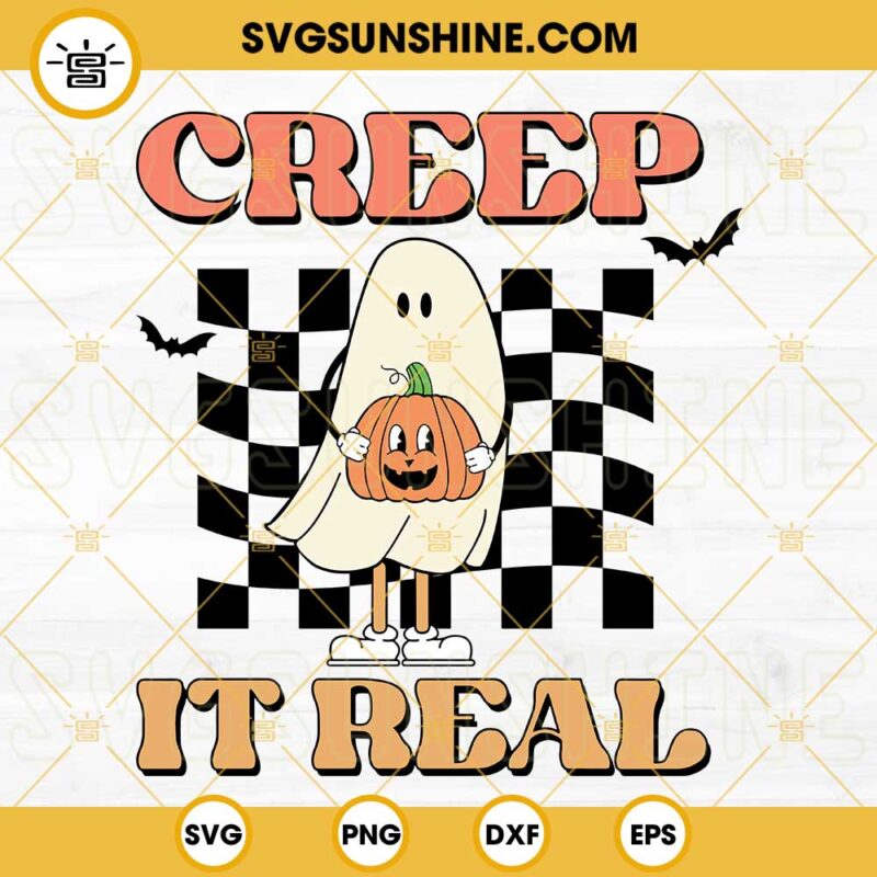 Creep It Real SVG Bundle, Ghost Skateboard SVG, Halloween Boy SVG ...