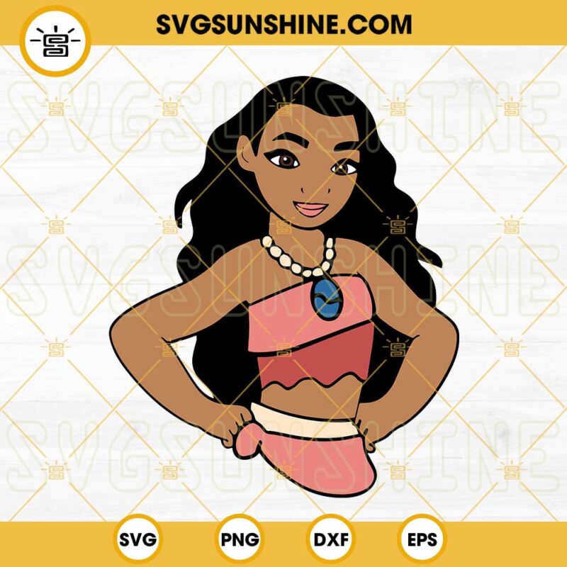 Disney Princess Moana SVG PNG DXF EPS Cut Files
