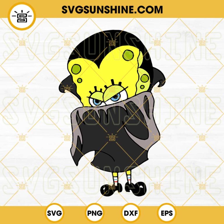 SpongeBob SVG PNG DXF EPS, SpongeBob Vector Clipart