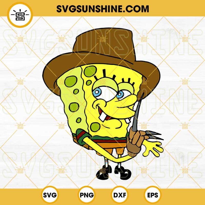 SpongeBob SVG PNG DXF EPS, SpongeBob Vector Clipart