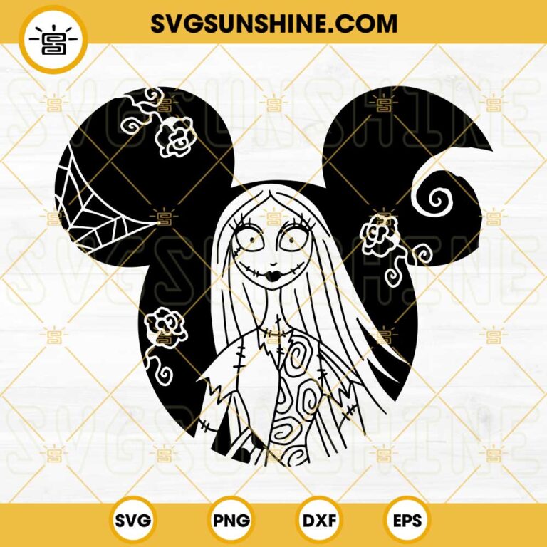 Sally Nightmare Before Christmas SVG, Sally Pumpkin SVG, Sally Face SVG