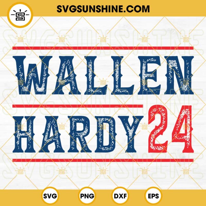 Wallen Hardy 24 SVG PNG DXF EPS Cut Files For Cricut Silhouette