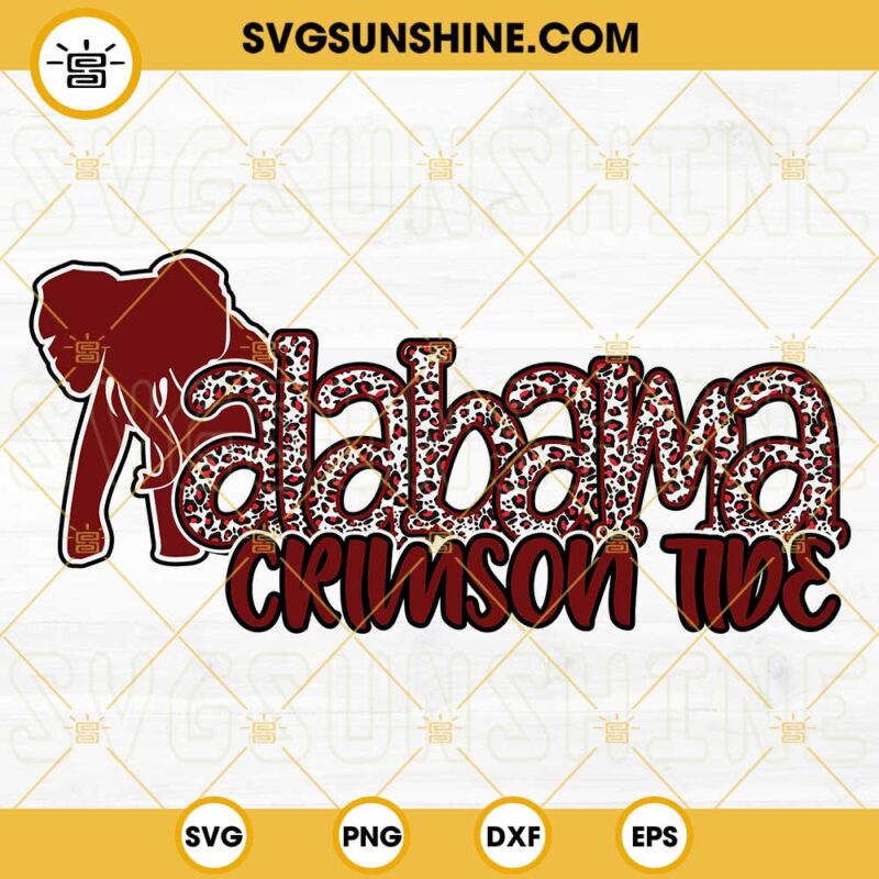 ALABAMA Crimson Tide SVG PNG DXF EPS, BAMA SVG Design Instant Download