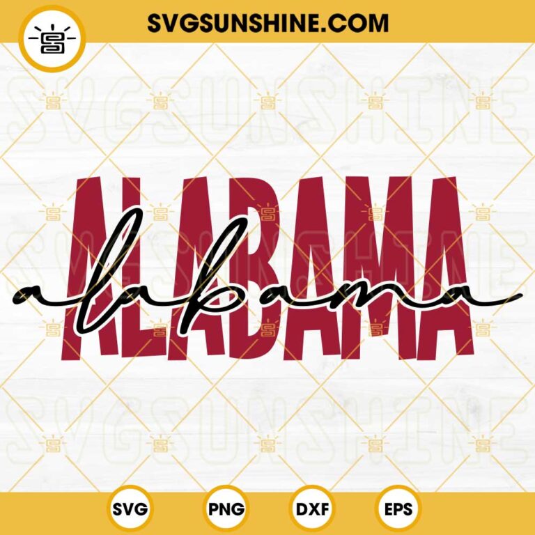 Alabama Crimson Tide Girl SVG, Alabama Crimson Tide Football SVG DXF ...