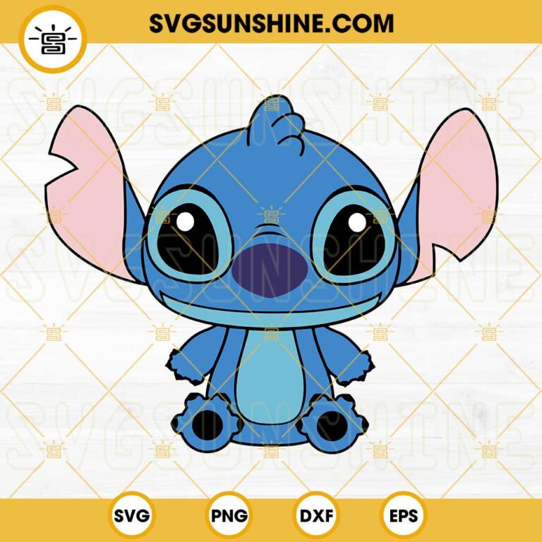 Baby Stitch SVG PNG DXF EPS Silhouette Vector Clipart