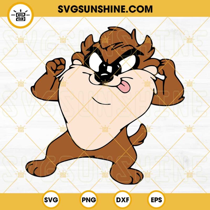 Baby Taz SVG, Baby Taz Cut Files Clipart, Tasmanian Devil Looney Tunes ...