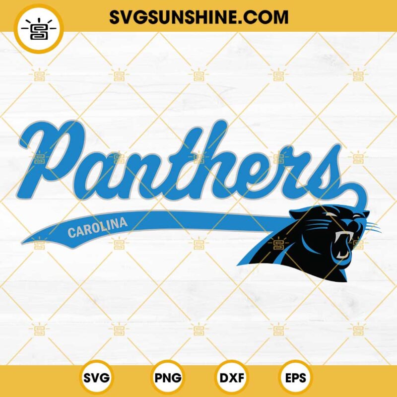 Panthers SVG, Carolina Panthers SVG PNG DXF EPS Cricut Silhouette ...