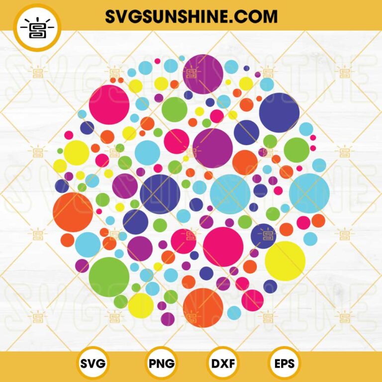 Happy Dot Day 2022 SVG PNG DXF EPS Cricut Silhouette Vector Clipart