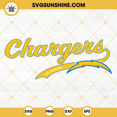 Los Angeles Chargers Heart SVG, Chargers Football SVG, NFL Team SVG PNG ...