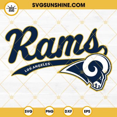 Rams SVG, Los Angeles Rams SVG PNG DXF EPS Cricut Silhouette, Los ...