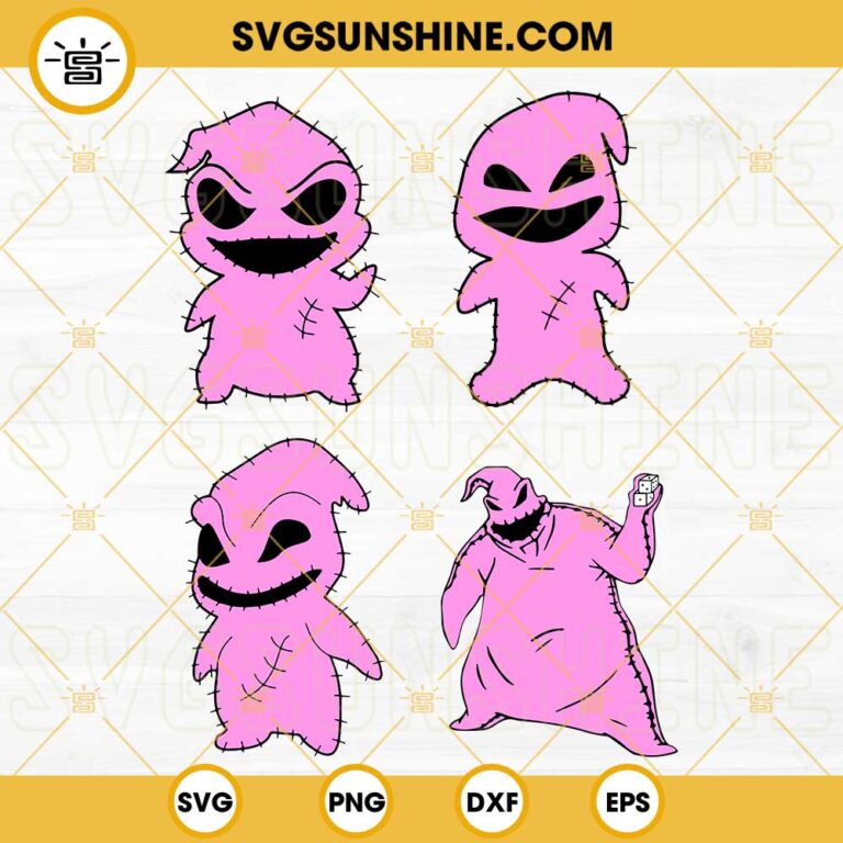 Oogie Boogie Bundle SVG, Pink Oogie Boogie SVG, Nightmare Before ...