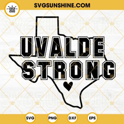 Uvalde Strong SVG Bundle, Pray For Texas SVG, Pray For Uvalde SVG ...