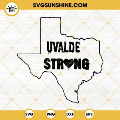 Uvalde Strong SVG Bundle, Pray For Texas SVG, Pray For Uvalde SVG ...