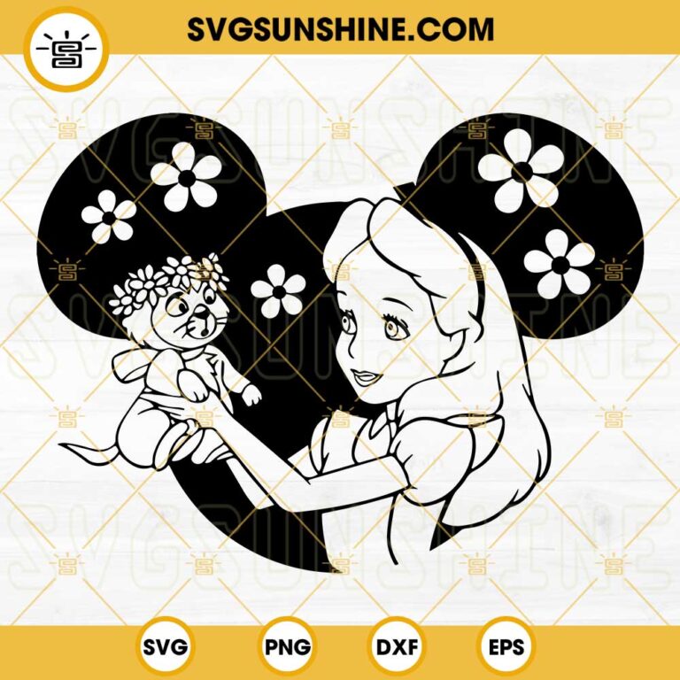 Alice In Wonderland SVG, Alice SVG, Disney Alice Mickey Ears SVG ...