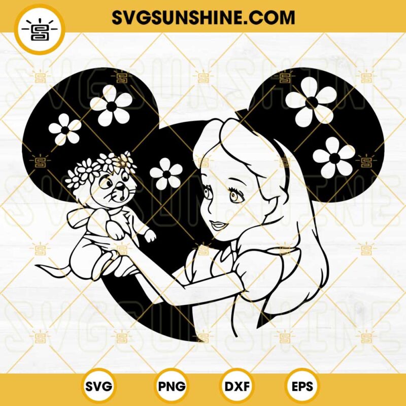 Alice In Wonderland SVG, Alice SVG, Disney Alice Mickey Ears SVG ...