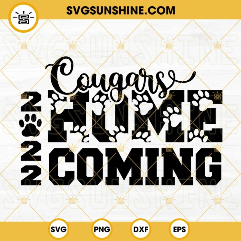 Lions Homecoming 2022 SVG DXF EPS PNG Cricut Silhouette