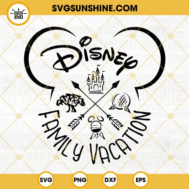 Disney Characters SVG, Mickey Mouse And Friends SVG, Disney Family SVG ...
