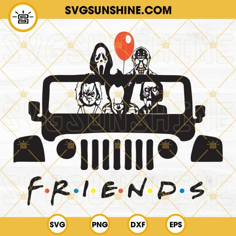 Horror Friends SVG, Horror Characters SVG, Horror Movie Killers SVG ...