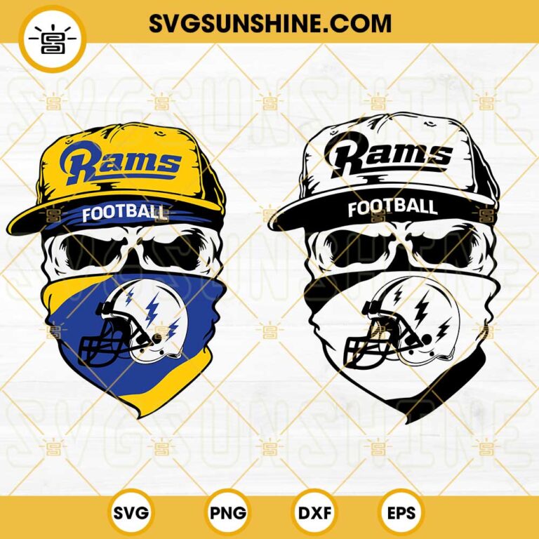Los Angeles Rams Heart SVG, Rams SVG, LA Rams SVG For Cricut, Los ...