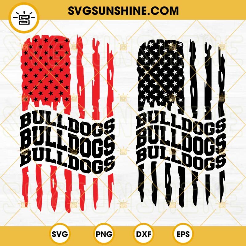 Bulldog SVG PNG DXF EPS Vector Clipart, Georgia Bulldogs SVG
