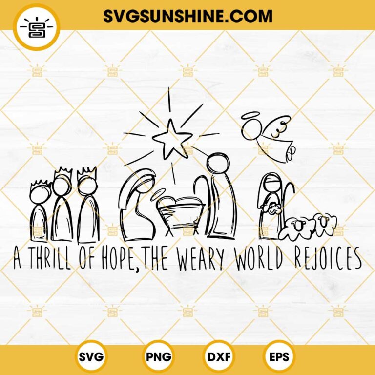 Nativity SVG, Nativity Scene SVG, Christmas SVG, Nativity Cut Files ...