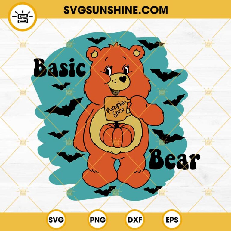 Spooky Bear Witch SVG, Halloween Care Bear SVG PNG DXF EPS Cricut ...