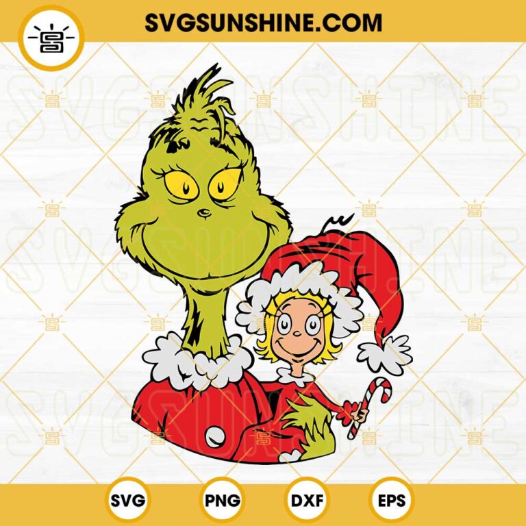 Jolly Grinch Christmas SVG, Grinch Christmas Lights SVG, Grinch Winter ...