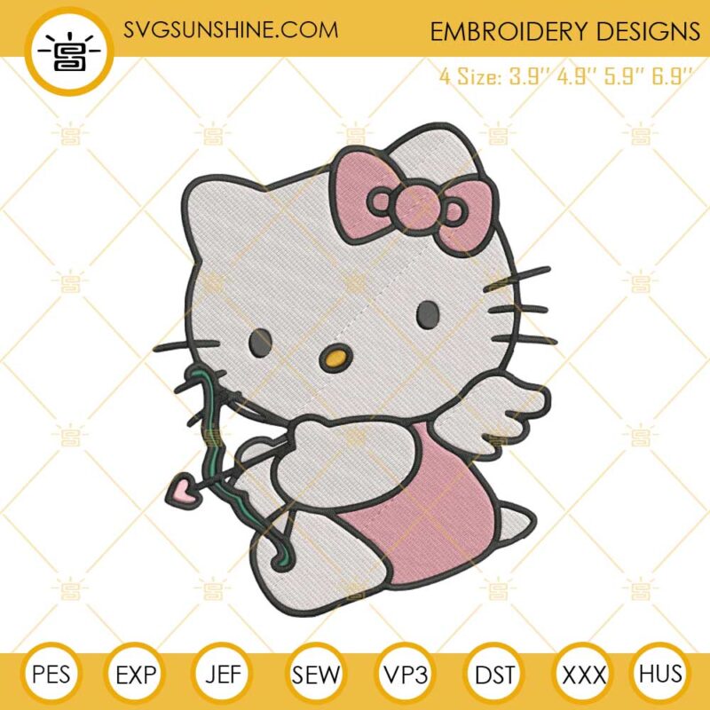 Hello Kitty Embroidery Designs Files