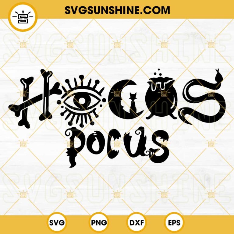 Hocus Pocus SVG, Snake SVG, Black Cat SVG, Witch's Cauldron SVG ...