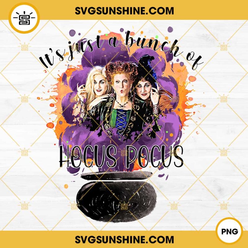 It's Just A Bunch Of Hocus Pocus PNG, Hocus Pocus Water Color PNG ...