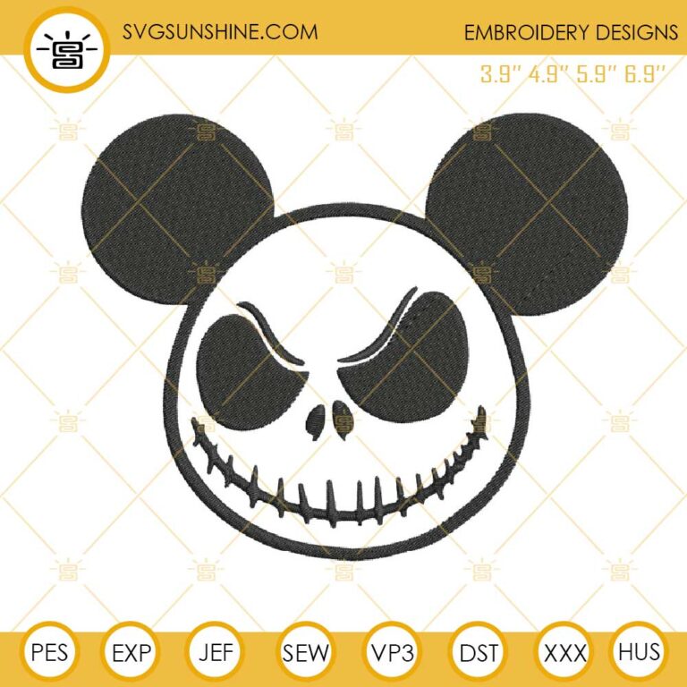 Mickey Mouse Jason Voorhees Embroidery Designs, Mickey Halloween ...