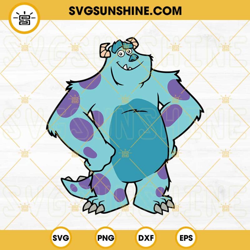 Monsters Inc SVG, James P Sullivan SVG, Cartoon SVG