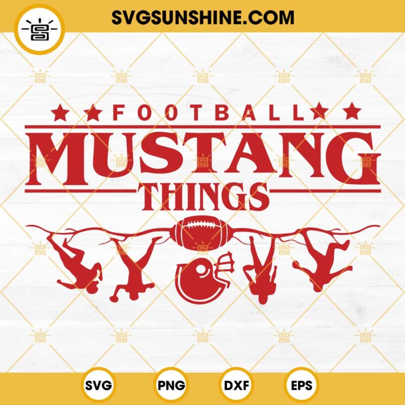 Mustangs Boho Rainbow SVG, Cheer SVG, Heart Horse Shoe Love Football ...