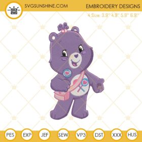 Share Bear Care Bear Embroidery Design File