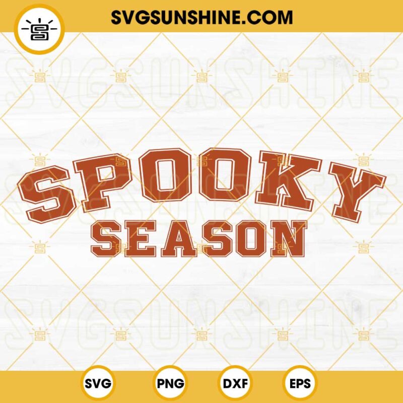 Spooky Season SVG, Spooky Vibes SVG, Spooky Halloween SVG, College ...