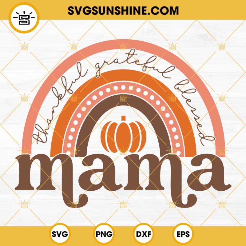 Thankful Grateful Blessed And Disney Obsessed SVG, Fall Autumn SVG ...