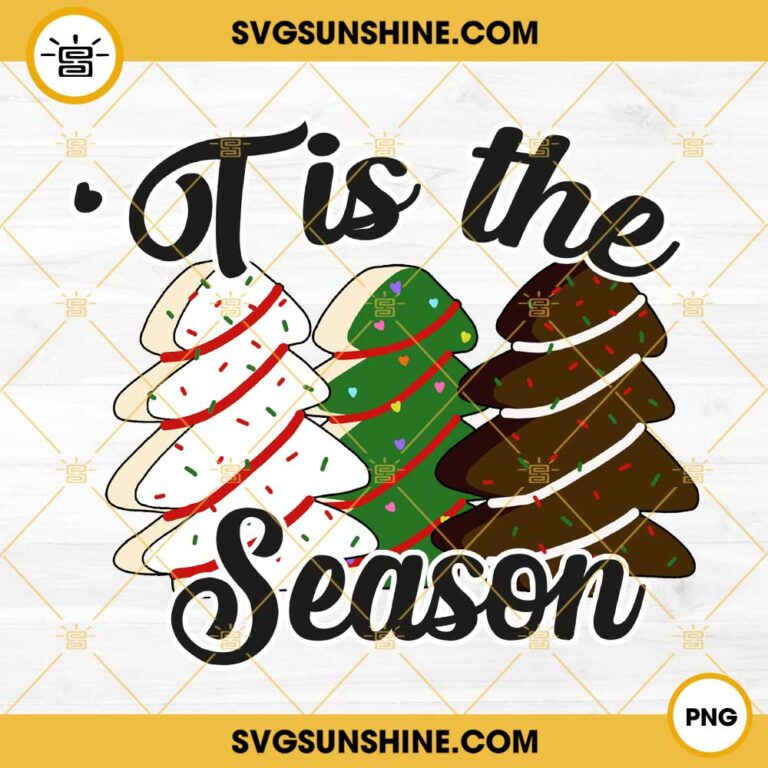 Tis The Season Little Debbie Christmas SVG, Christmas Tree Cakes SVG ...