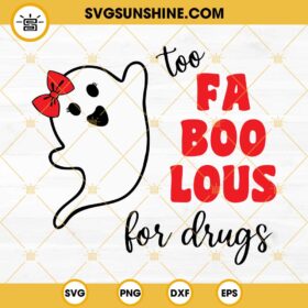 Say Boo To Drugs SVG, Halloween Red Ribbon Week SVG, Halloween SVG ...