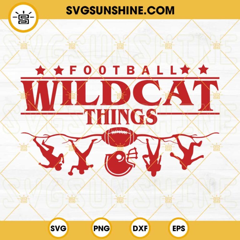 Wildcats SVG, Football Wildcat Things SVG, School Spirit SVG, Wildcats ...