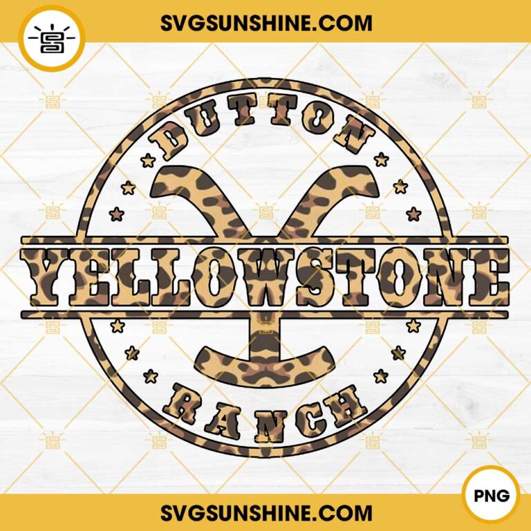 Yellowstone Dutton Ranch Leopard Design PNG, Yellowstone PNG Digital ...