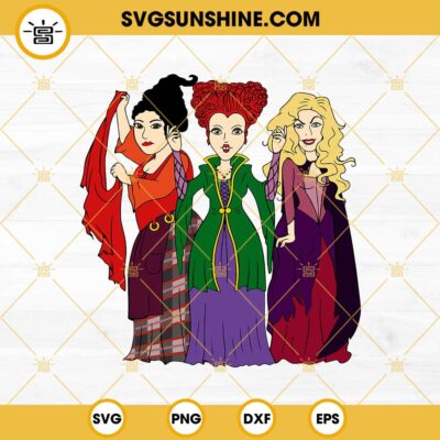 Hocus Pocus 2 SVG PNG DXF EPS Cut Files