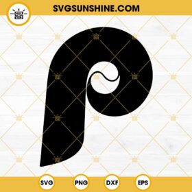 Phillies P SVG PNG DXF EPS Cricut Vector Clipart
