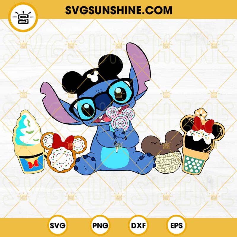 Stitch Best Day Ever SVG, Disney Stitch Snacks SVG, Stitch Snackgoals ...