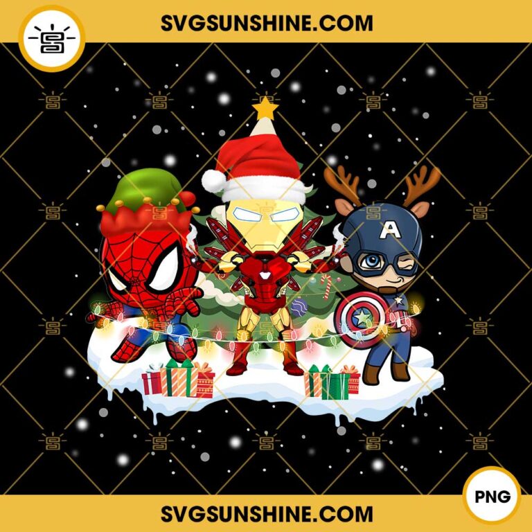 Christmas With Spiderman SVG, Spider Man Santa Hat SVG, Marvel ...