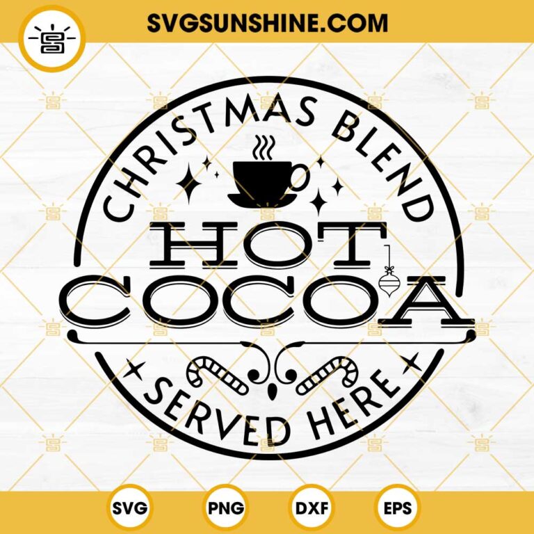 Hot Cocoa And Christmas Movies SVG PNG DXF EPS Cut Files