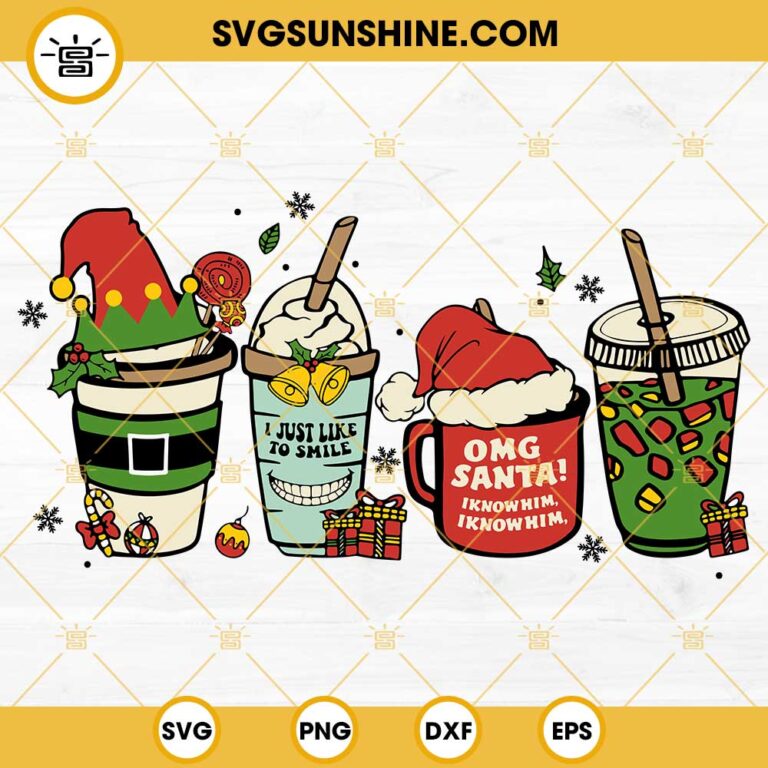 Coffee Christmas Elf Movie SVG, Christmas Drink Cup SVG, Elf Coffee ...