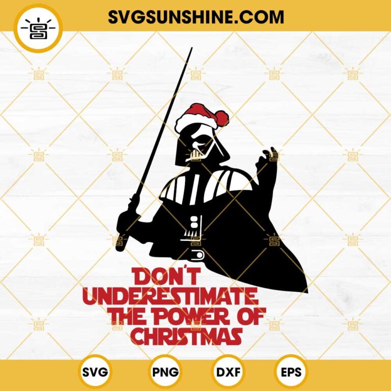 Darth Vader Santa Claus SVG, Darth Vader Star Wars Christmas SVG PNG ...